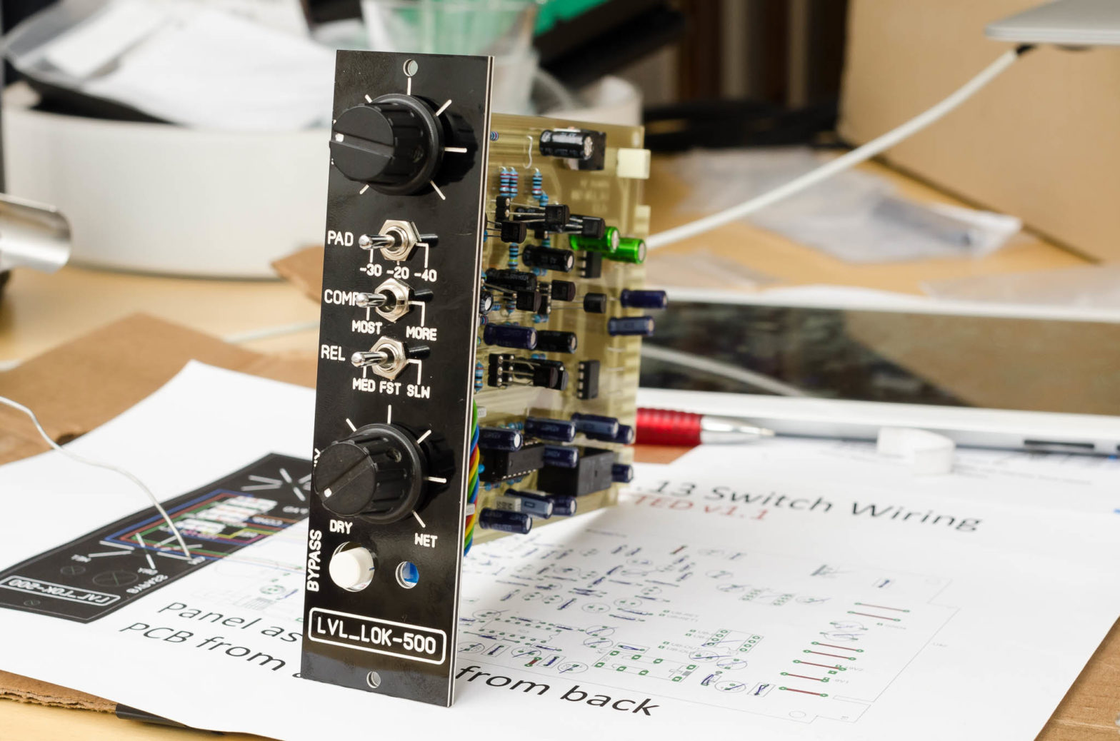 Shure-M-62-Level-Loc-API-500-Format-compressor-Modul – Götz Müller-Dürholt
